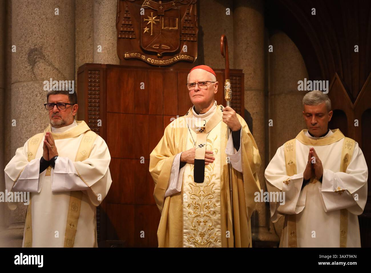 Mass in honor of Pope Francis, celebrated by Cardinal Odilo Pedro ...