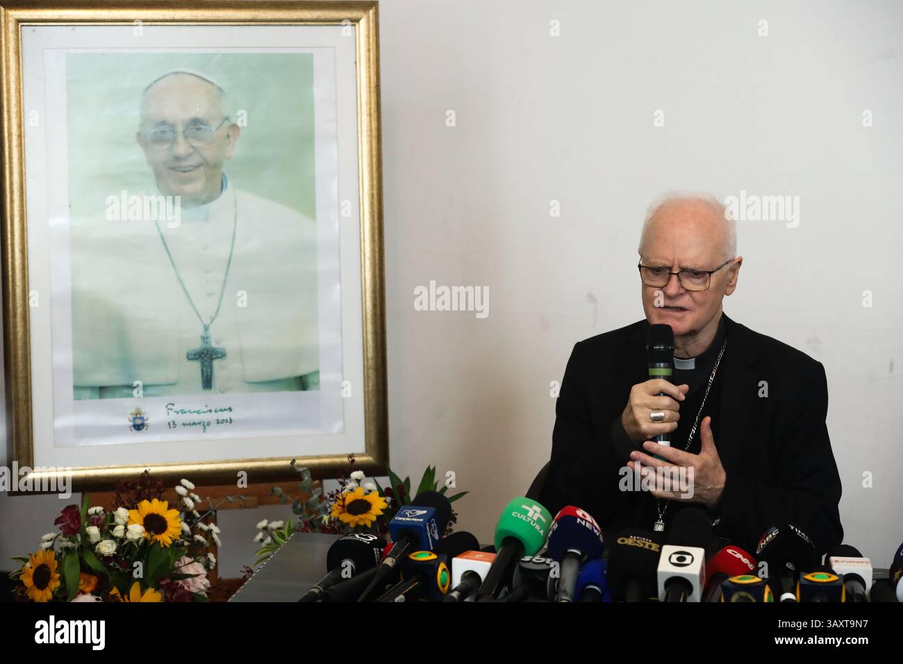 Press conference by Cardinal Dom Odilo Pedro Scherer, Archbishop of São ...