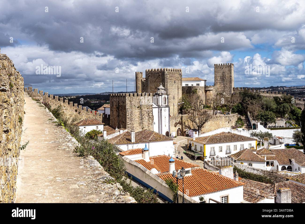The Castle of Obidos, Castelo de Obidos is a well preserved medieval ...