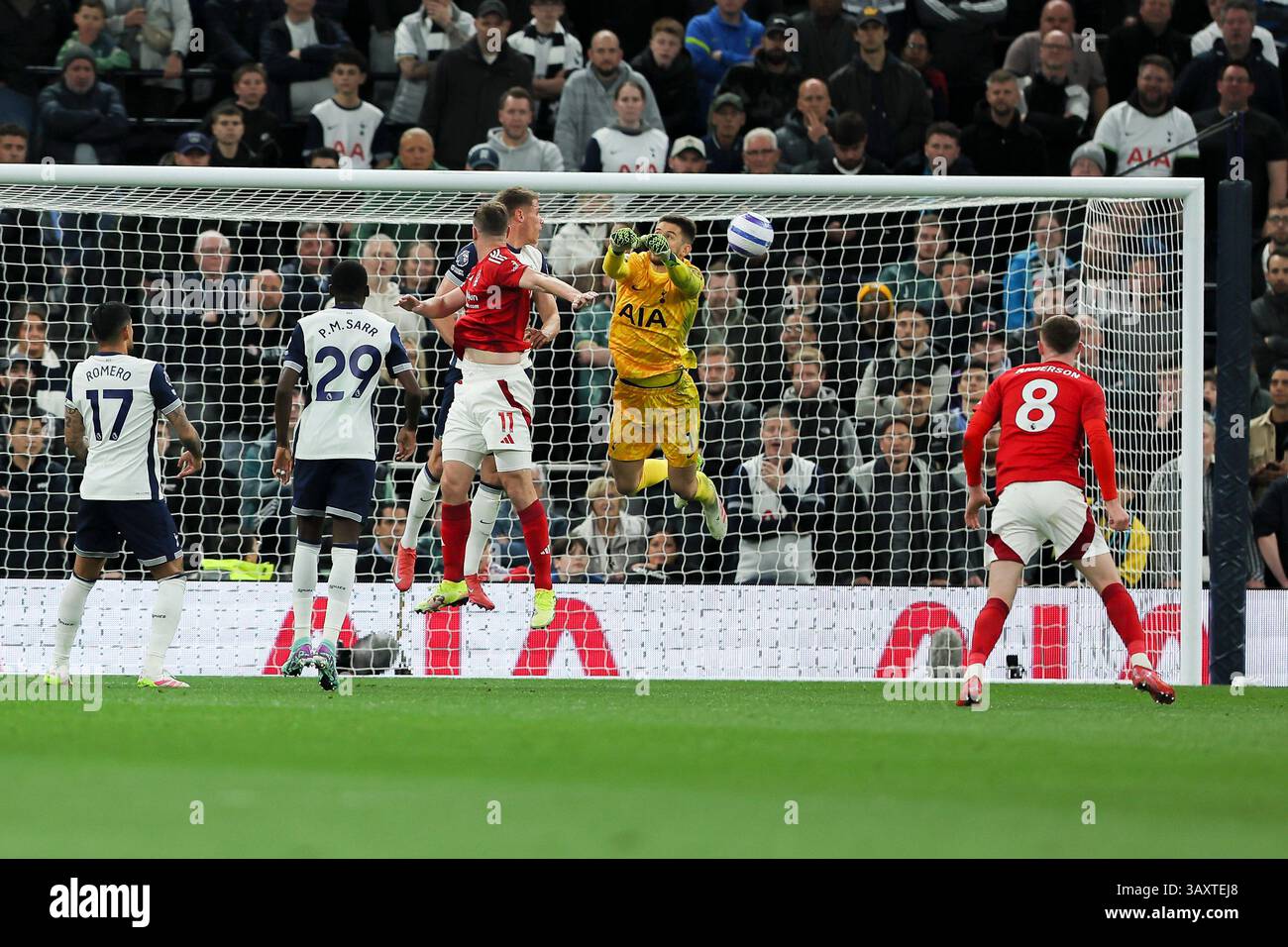 Tottenham Hotspur Stadium, London, UK. 21st Apr, 2025. Premier League ...