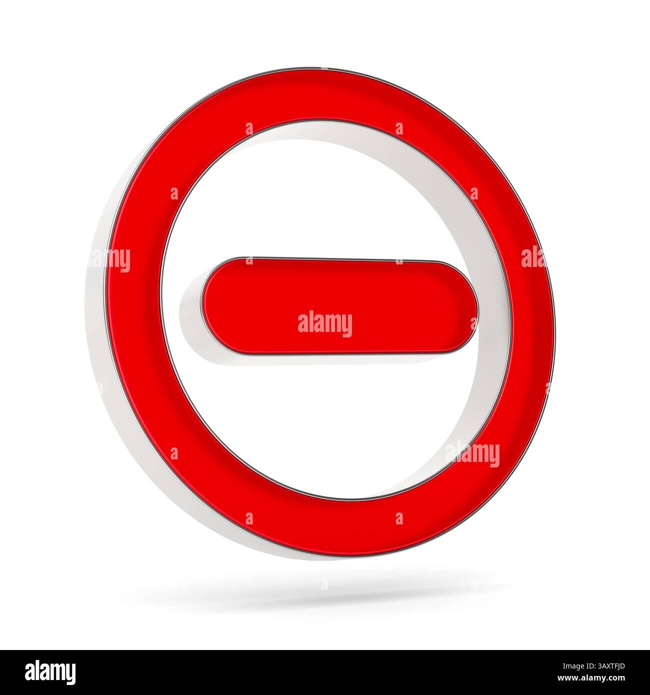 Stop sign isolated 3d hi-res stock photography and images - Alamy