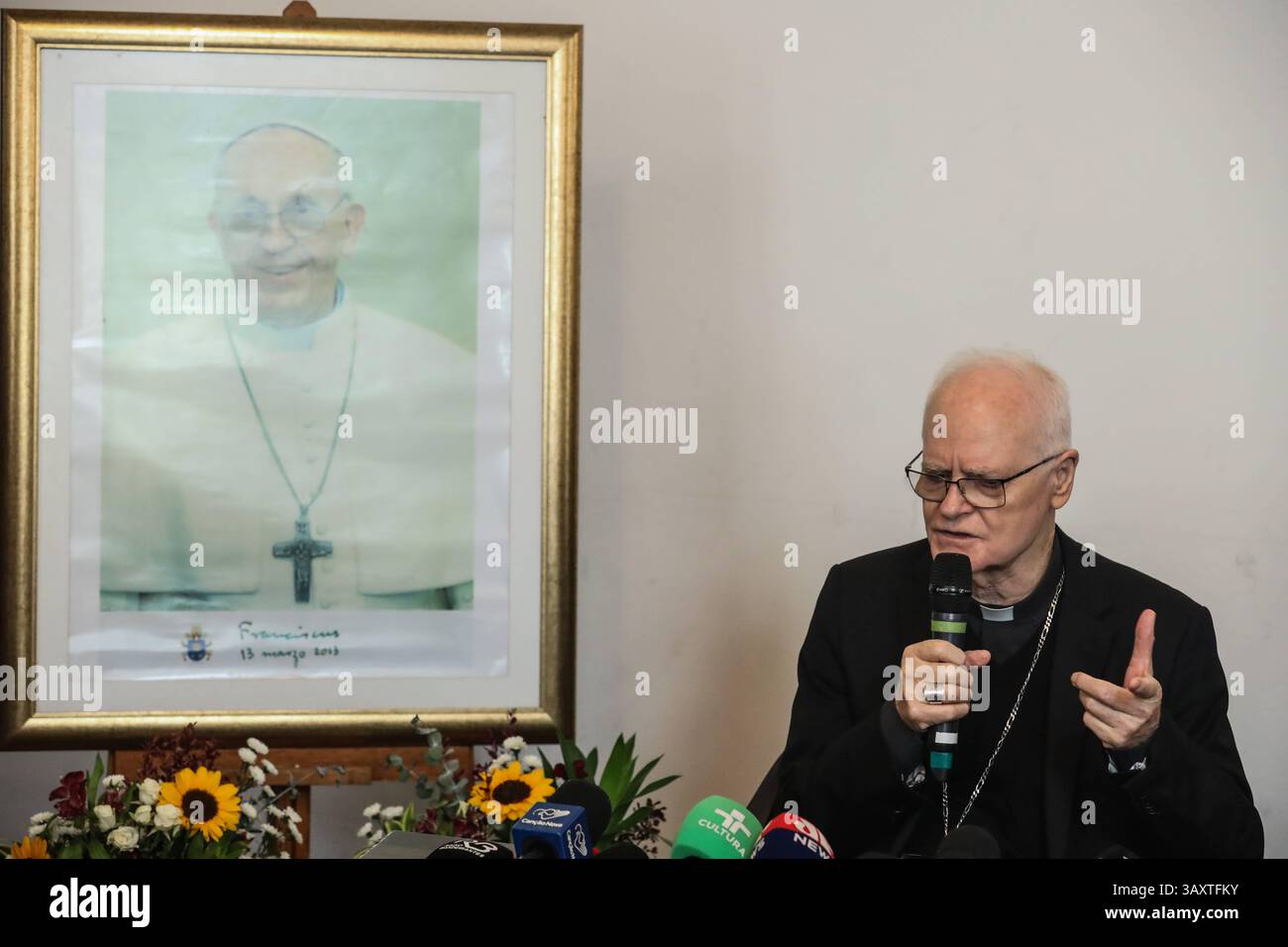 Press conference by Cardinal Dom Odilo Pedro Scherer, Archbishop of Sao ...