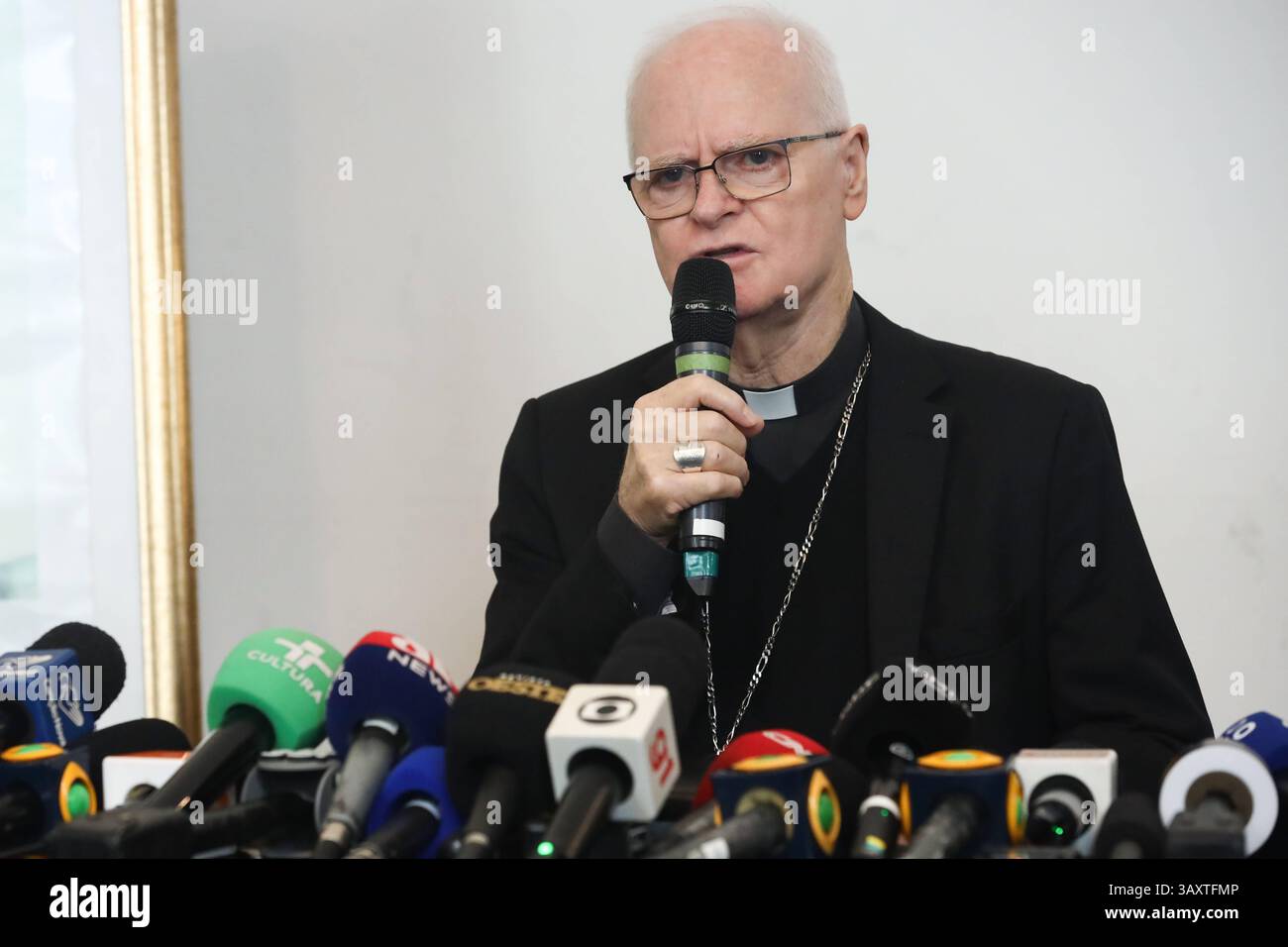 Press conference by Cardinal Dom Odilo Pedro Scherer, Archbishop of Sao ...