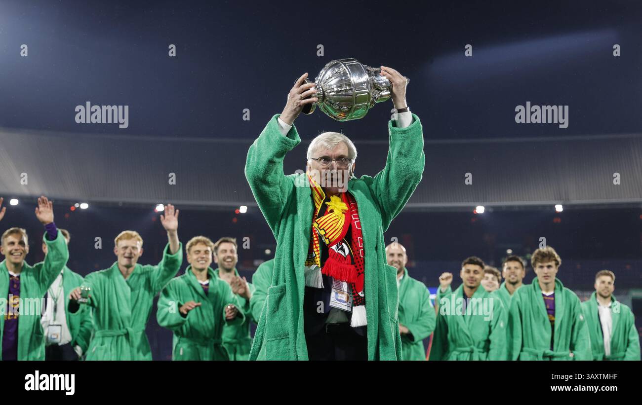 Rotterdam, Netherlands. 21st Apr, 2025. ROTTERDAM, 21-04-2025, Stadium ...