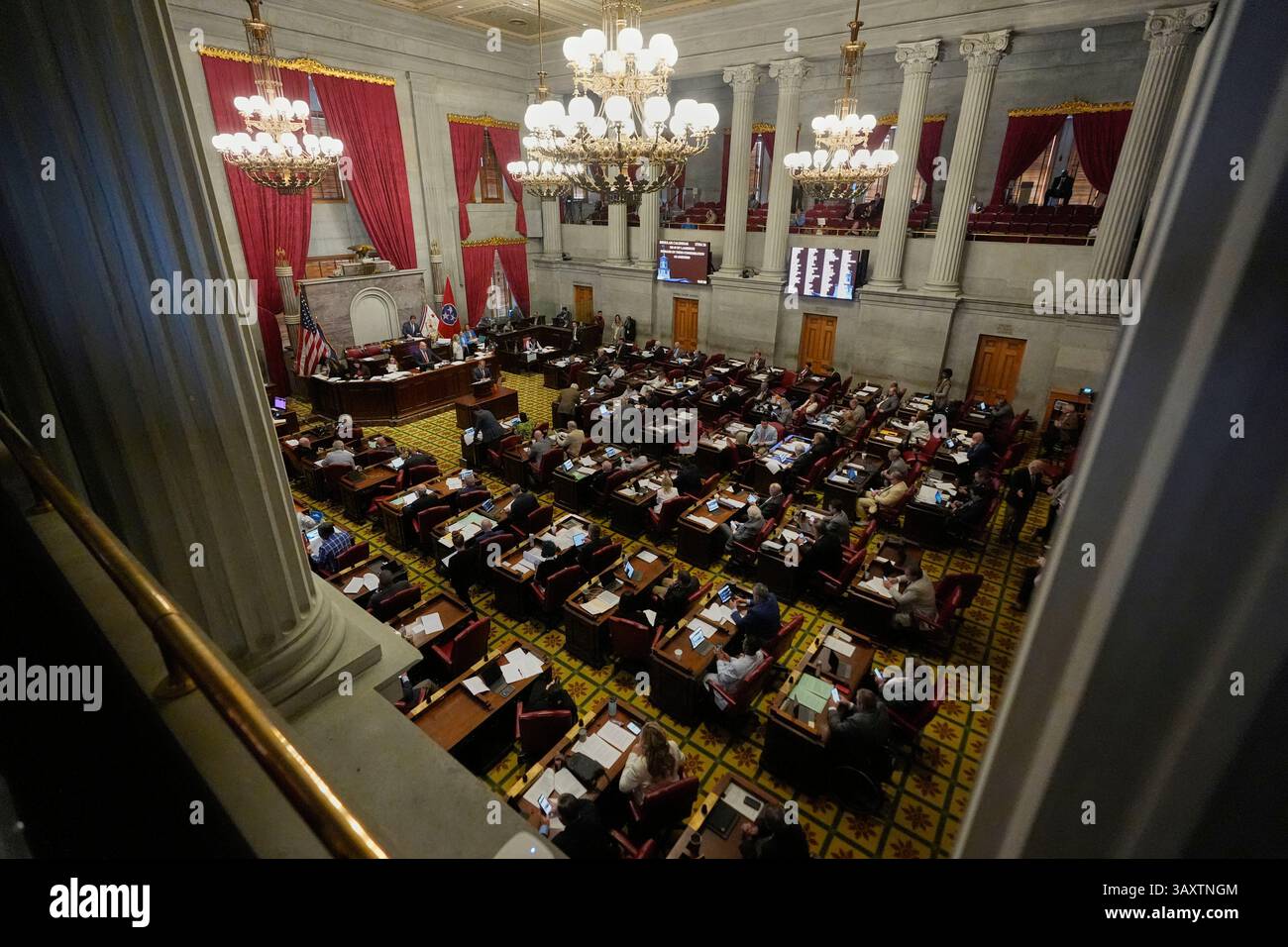 The House of Representatives meet during a legislative session Monday ...