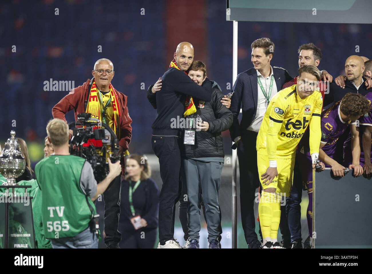 Rotterdam, Netherlands. 21st Apr, 2025. ROTTERDAM, 21-04-2025, Stadium ...