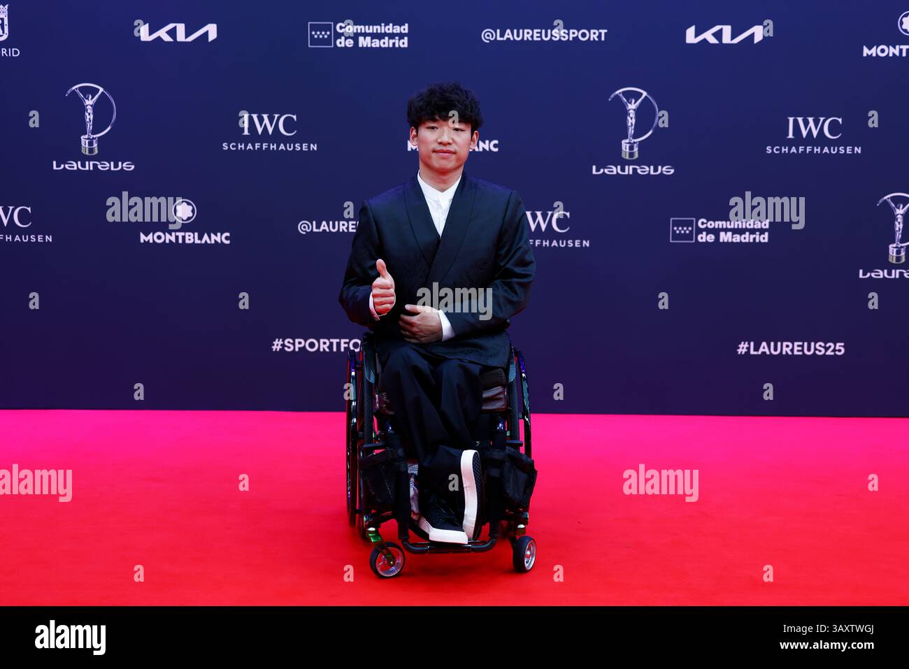 Qu Zimo during the Laureus World Sports Awards Madrid 2025 at Palacio ...