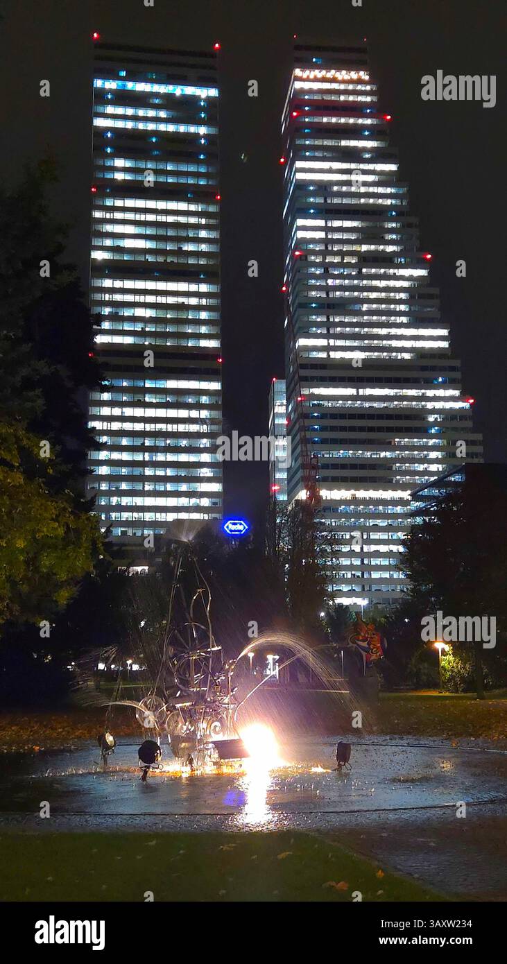 Basel, Switzerland - April 21, 2025:: Roche Headquarters with a general ...