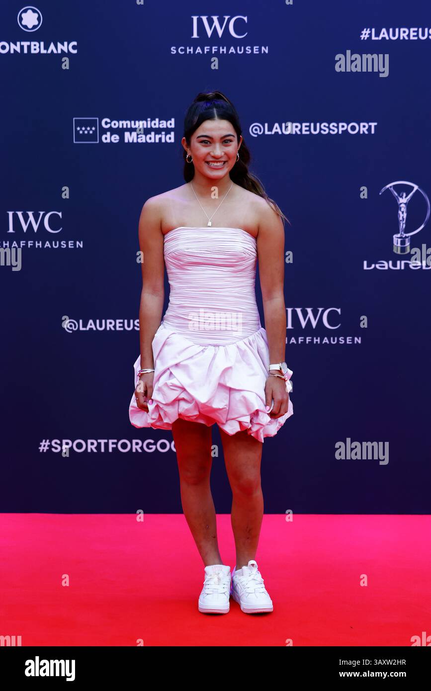 Arisa Trew during the Laureus World Sports Awards Madrid 2025 at ...