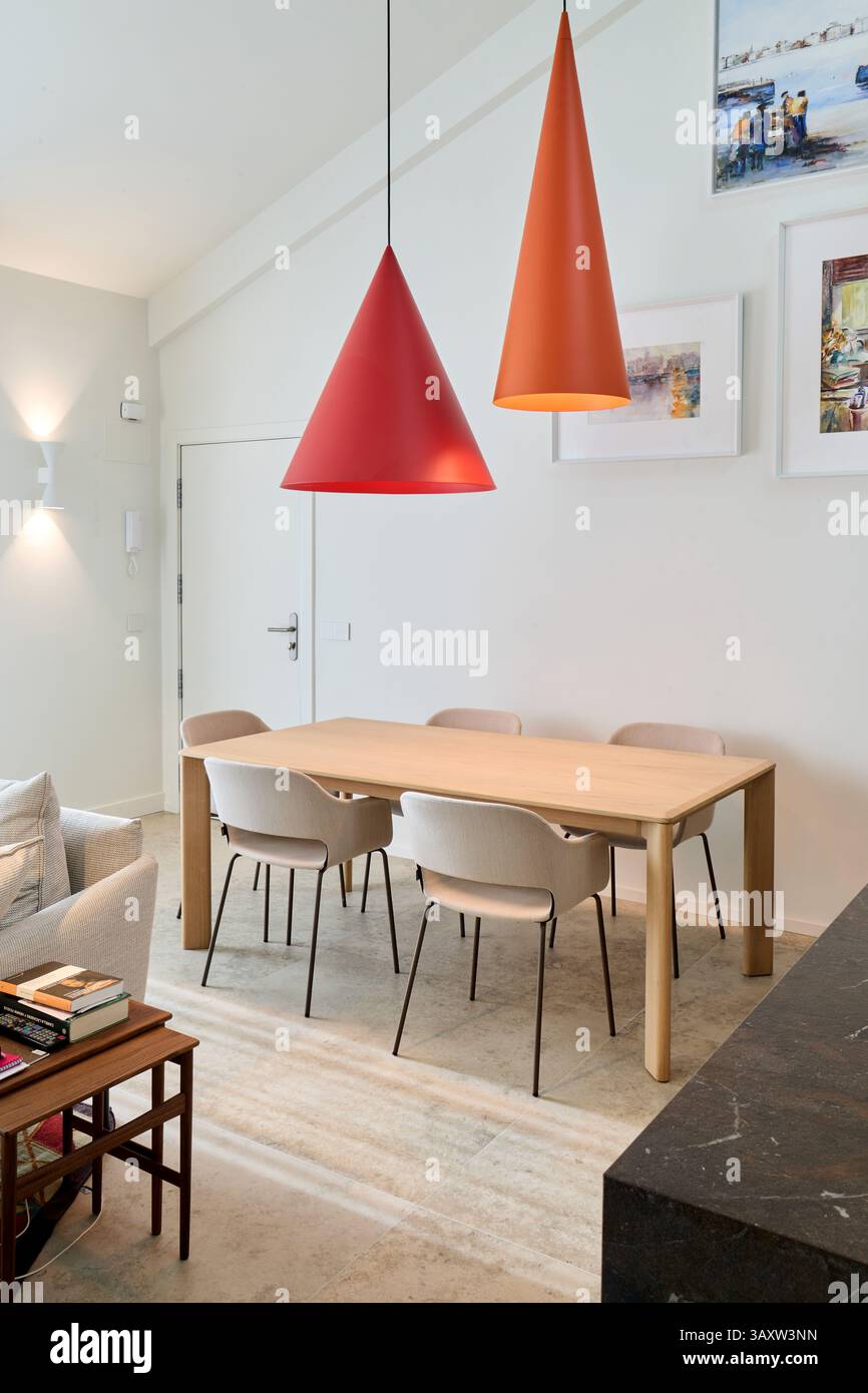 Living and dining room, interior design, Donostia, San Sebastian ...