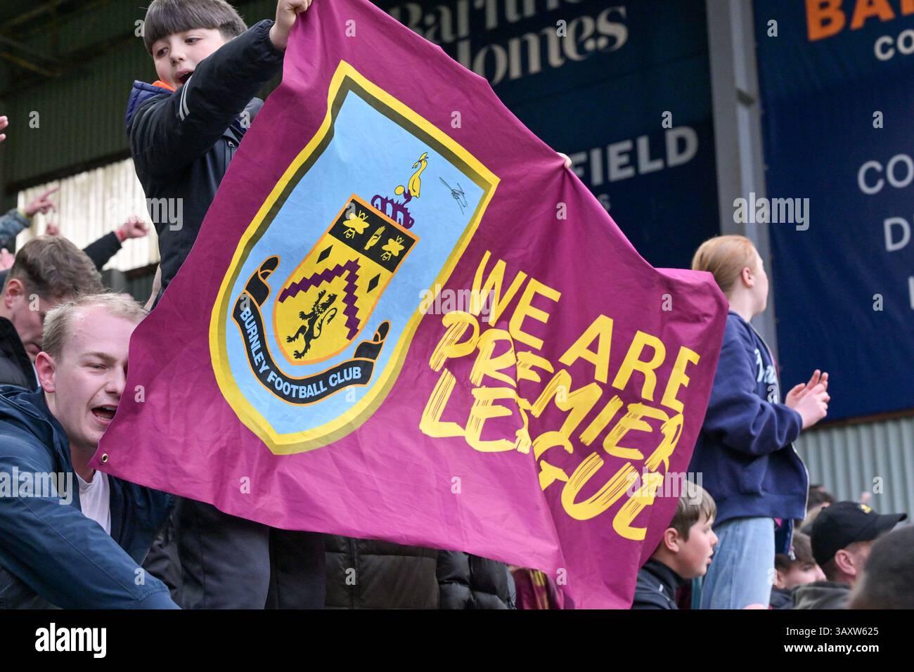 Turf Moor, Burnley, Lancashire, UK. 21st Apr, 2025. EFL Championship ...