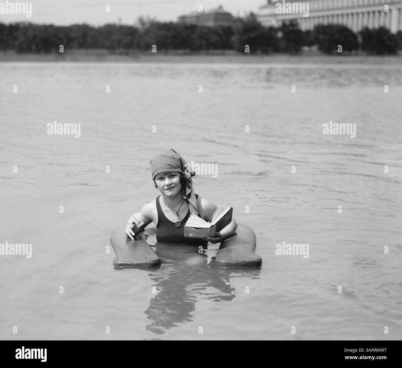 August 12, 2016 - Muriel Quackenbush in Surf Chair at Bathing Beach ...