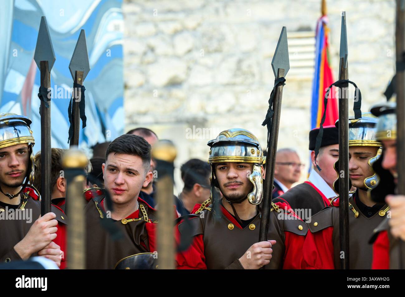 Croatia, Opuzen, 210425. The 24th Croatian Festival of Zudija was held ...