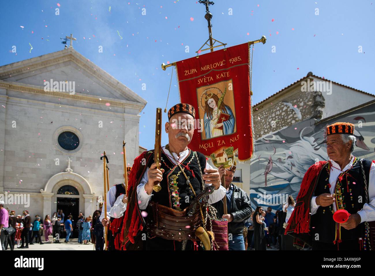 Croatia, Opuzen, 210425. The 24th Croatian Festival of Zudija was held ...
