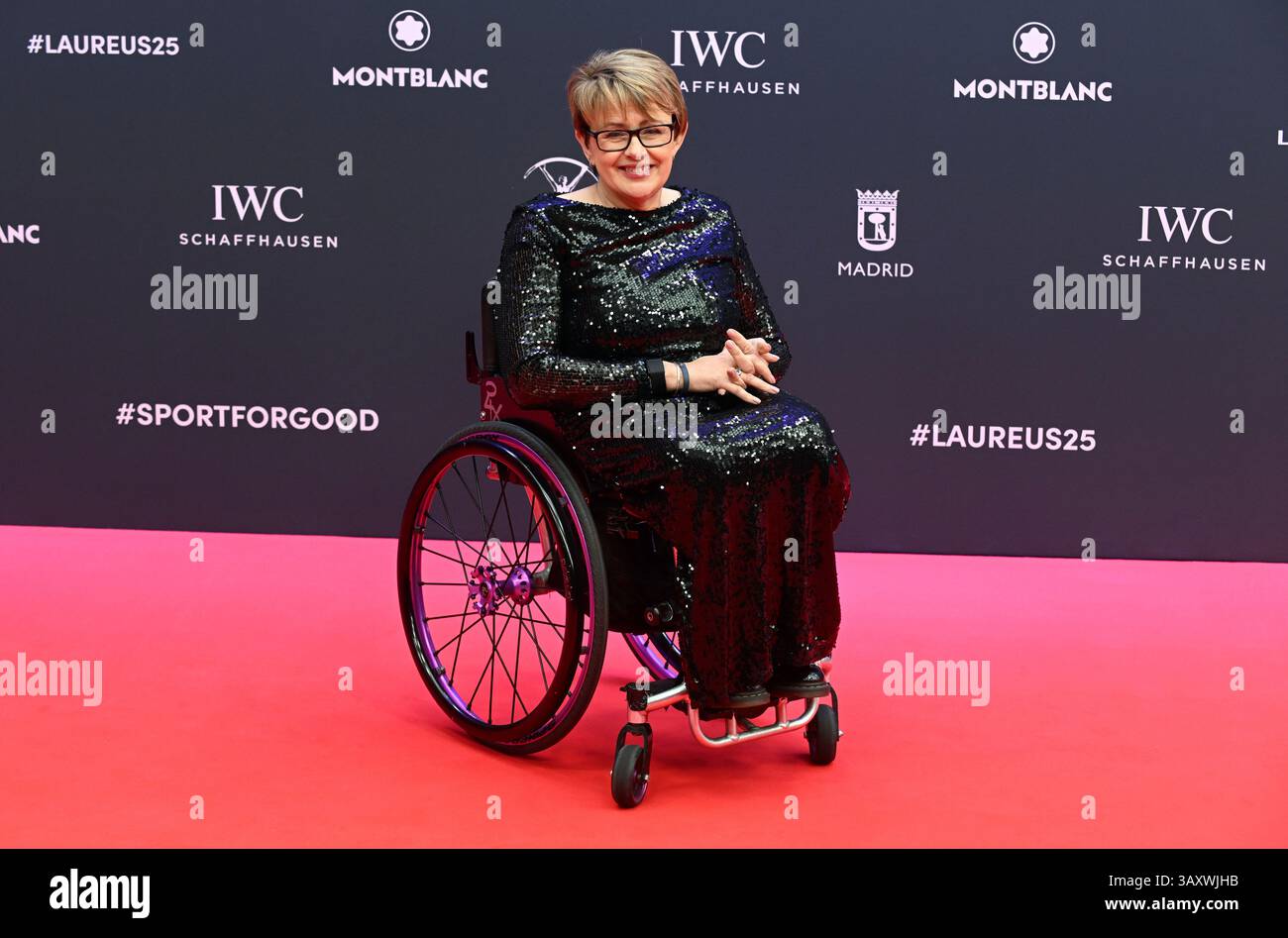 Tanni Grey-Thompson during the Laureus 2025 Awards ceremony held at the Palacio de Cibeles ...