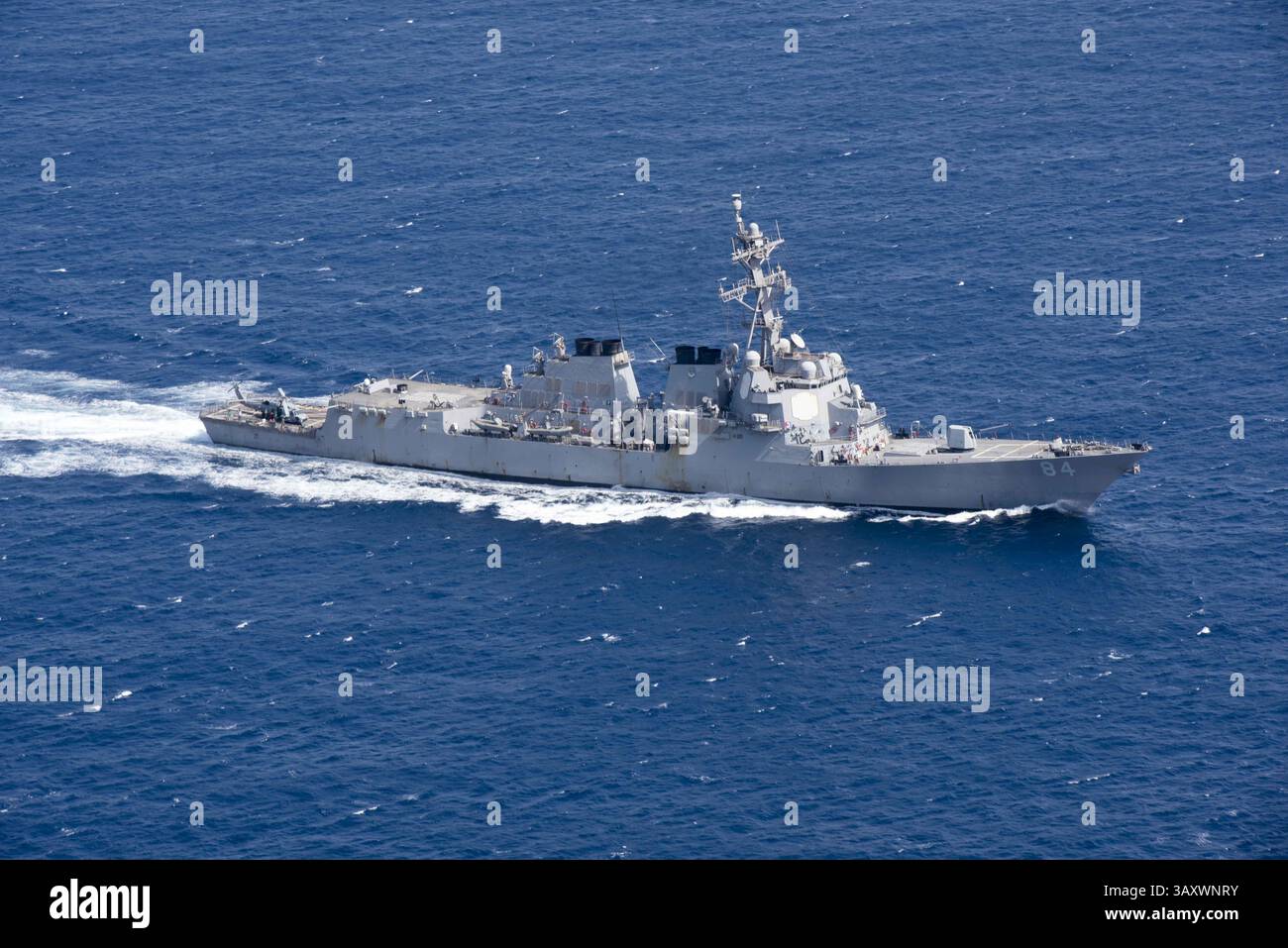 July 2, 2016 - At sea - The USN Arleigh Burke-class guided-missile ...