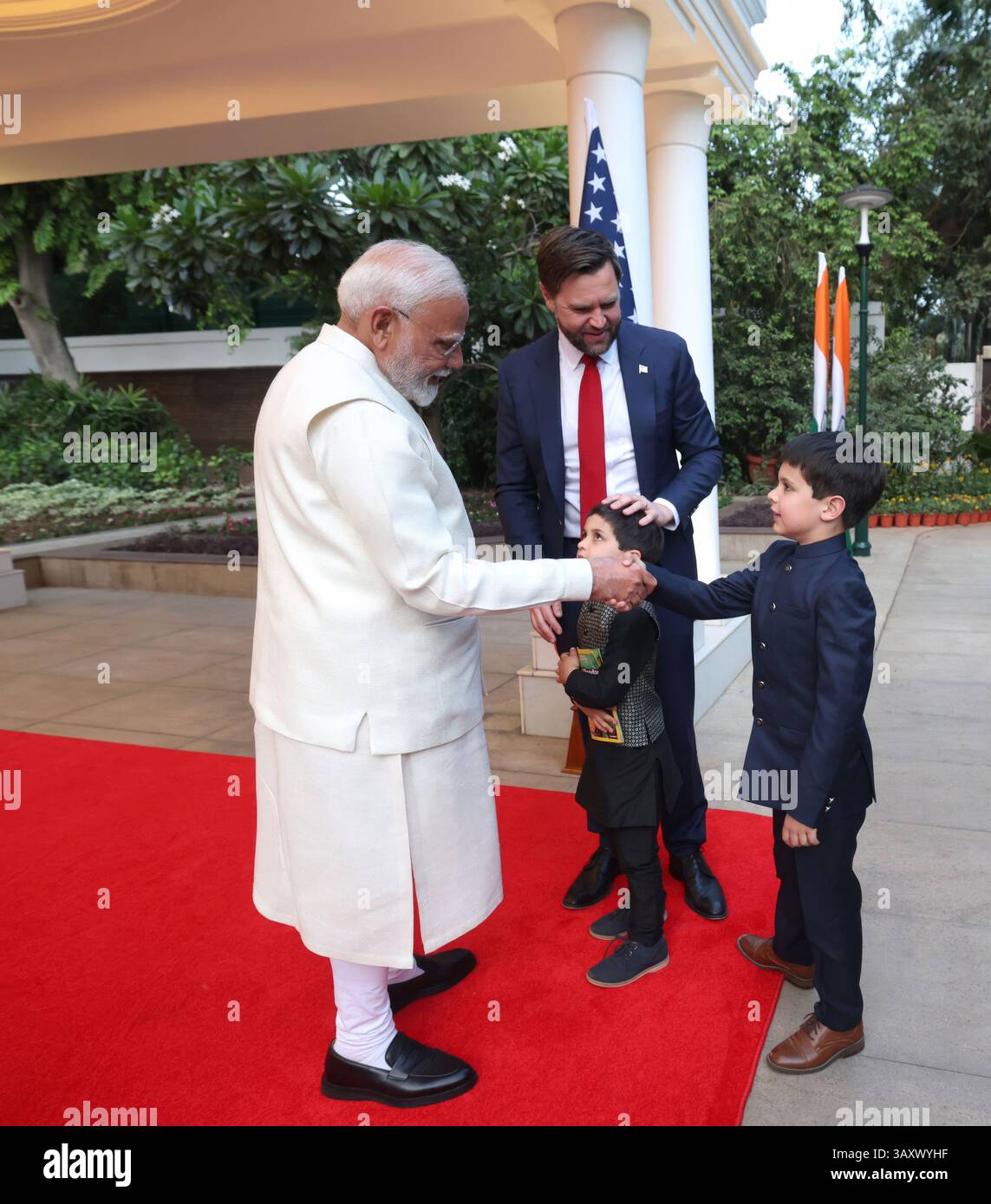 New Delhi, India. 21st Apr, 2025. Indian Prime Minister Narendra Modi ...