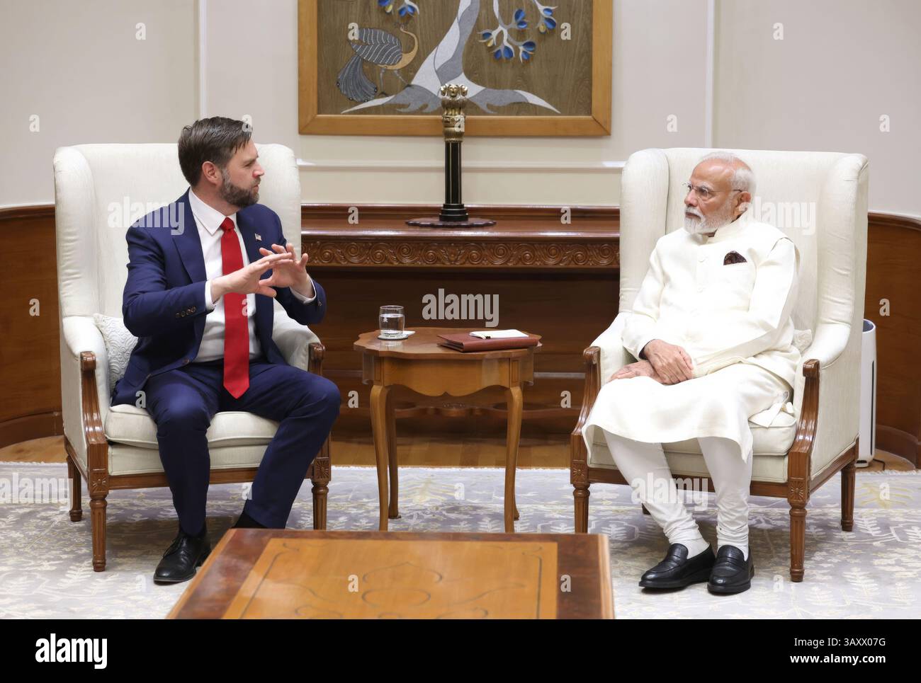 New Delhi, India. 21st Apr, 2025. Indian Prime Minister Narendra Modi ...