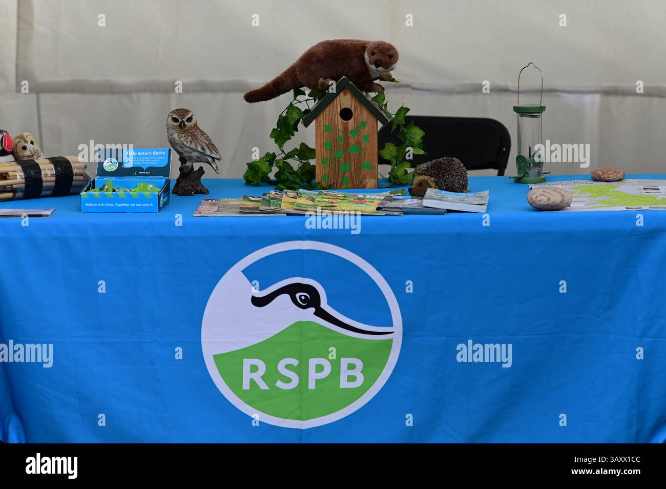 LONDON, ENGLAND - APRIL 21 2025: RSPB stall at The Mayor of London ...