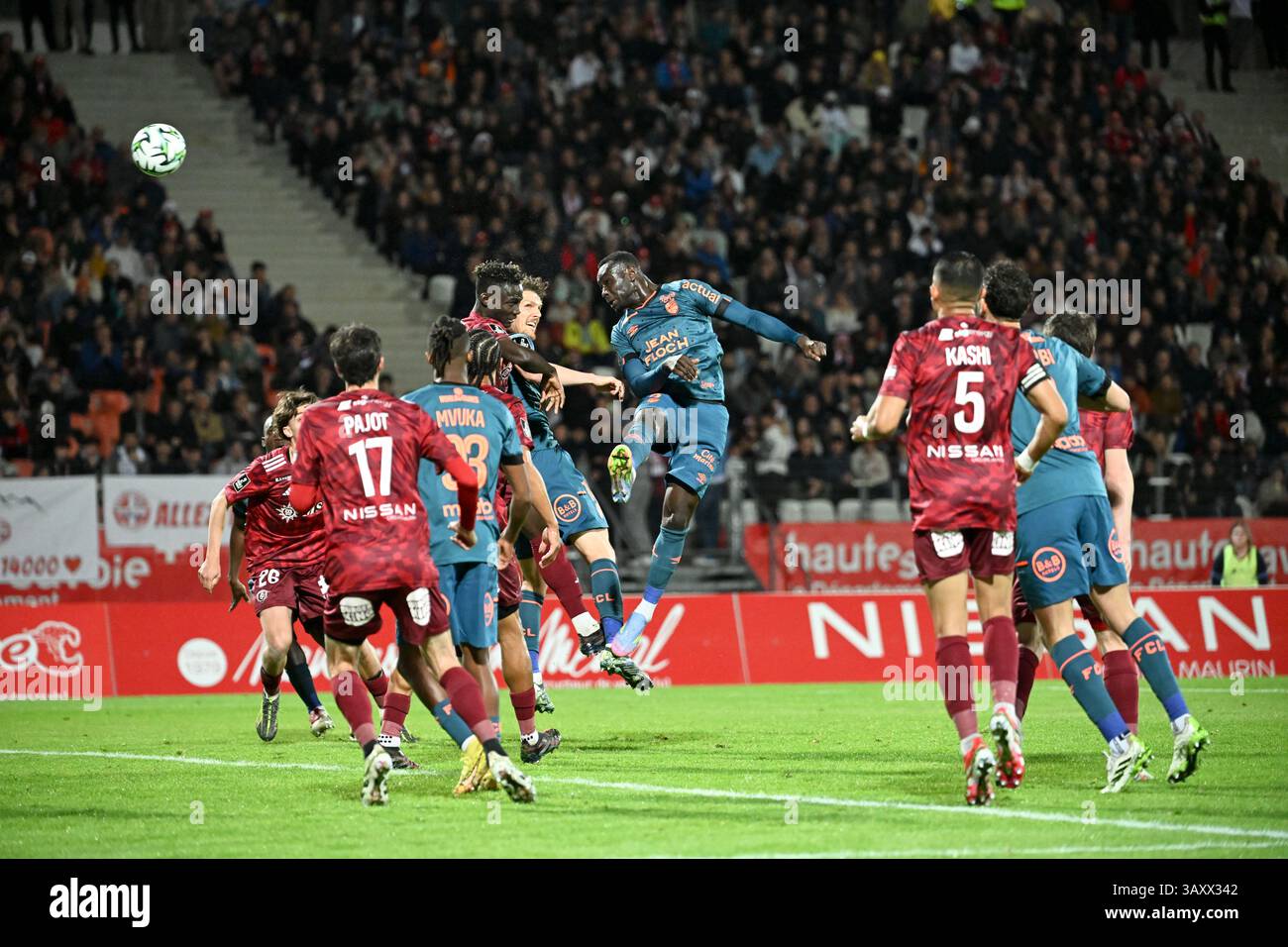 09 Mohamed BAMBA (fcl) during the Ligue 2 BKT match between Annecy and ...
