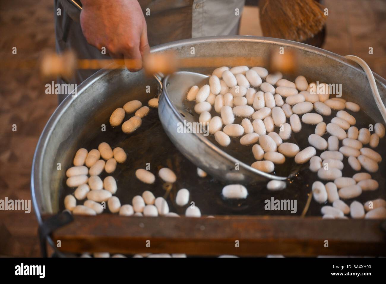 (250421) -- BURSA (T?RKIYE), April 21, 2025 (Xinhua) -- Remzi Guler, a ...