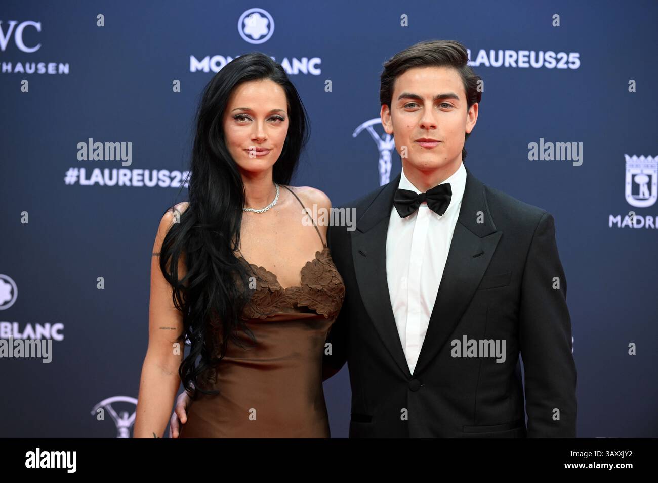 Oriana Sabatini and Paulo Dybala during the Laureus 2025 Awards ...