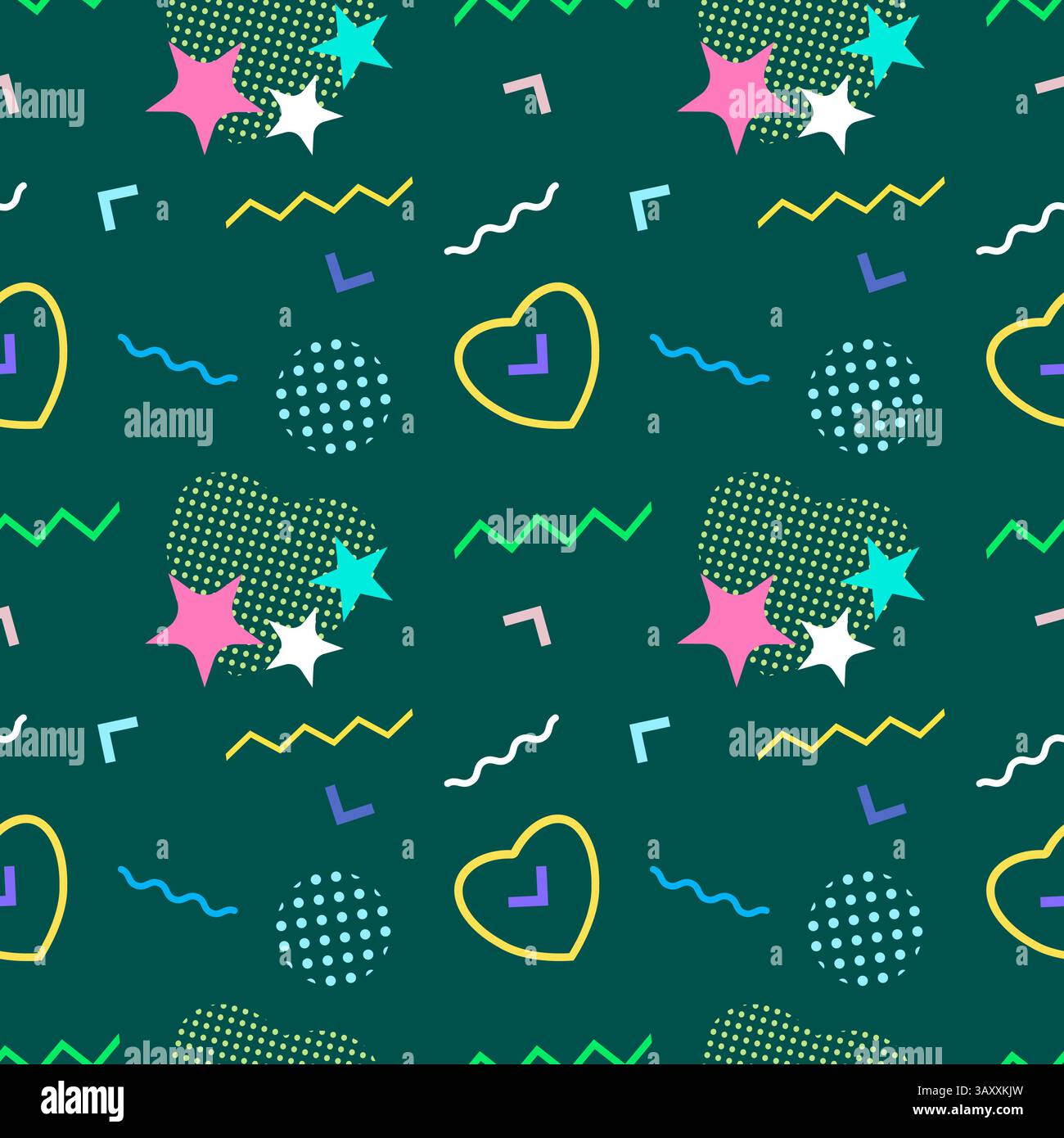 Geometric shapes in retro Stock Vector Images - Alamy