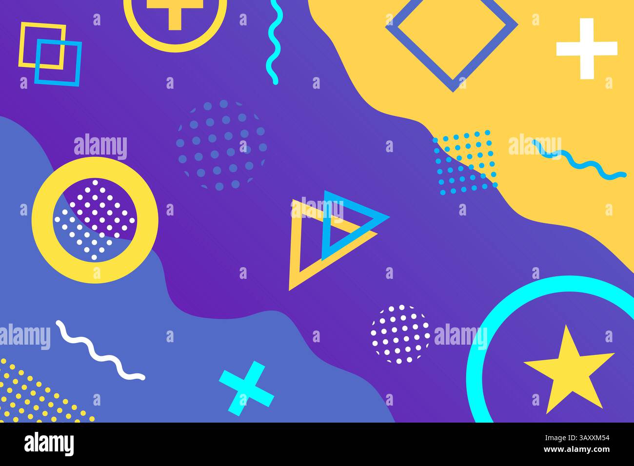 Pattern star stars square squares Stock Vector Images - Alamy