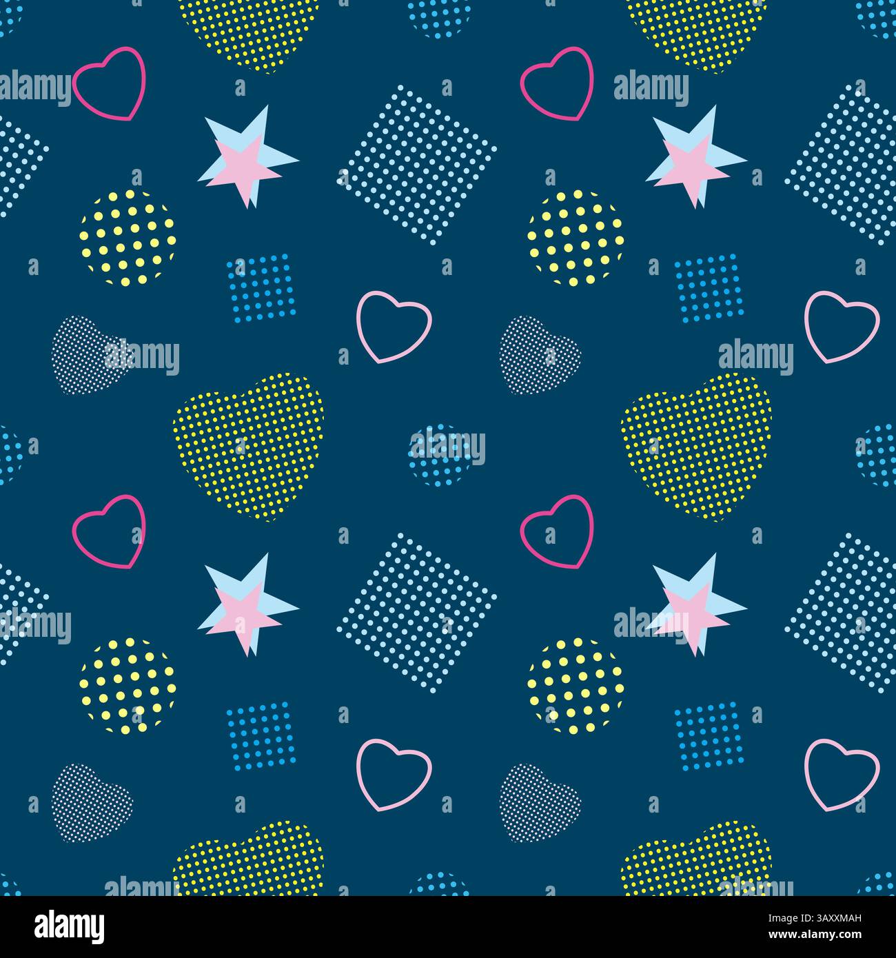 Abstract pattern of geometric shapes Stock Vector Images - Alamy