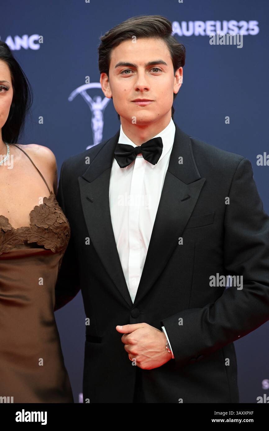 Oriana Sabatini and Paulo Dybala during the Laureus 2025 Awards ...