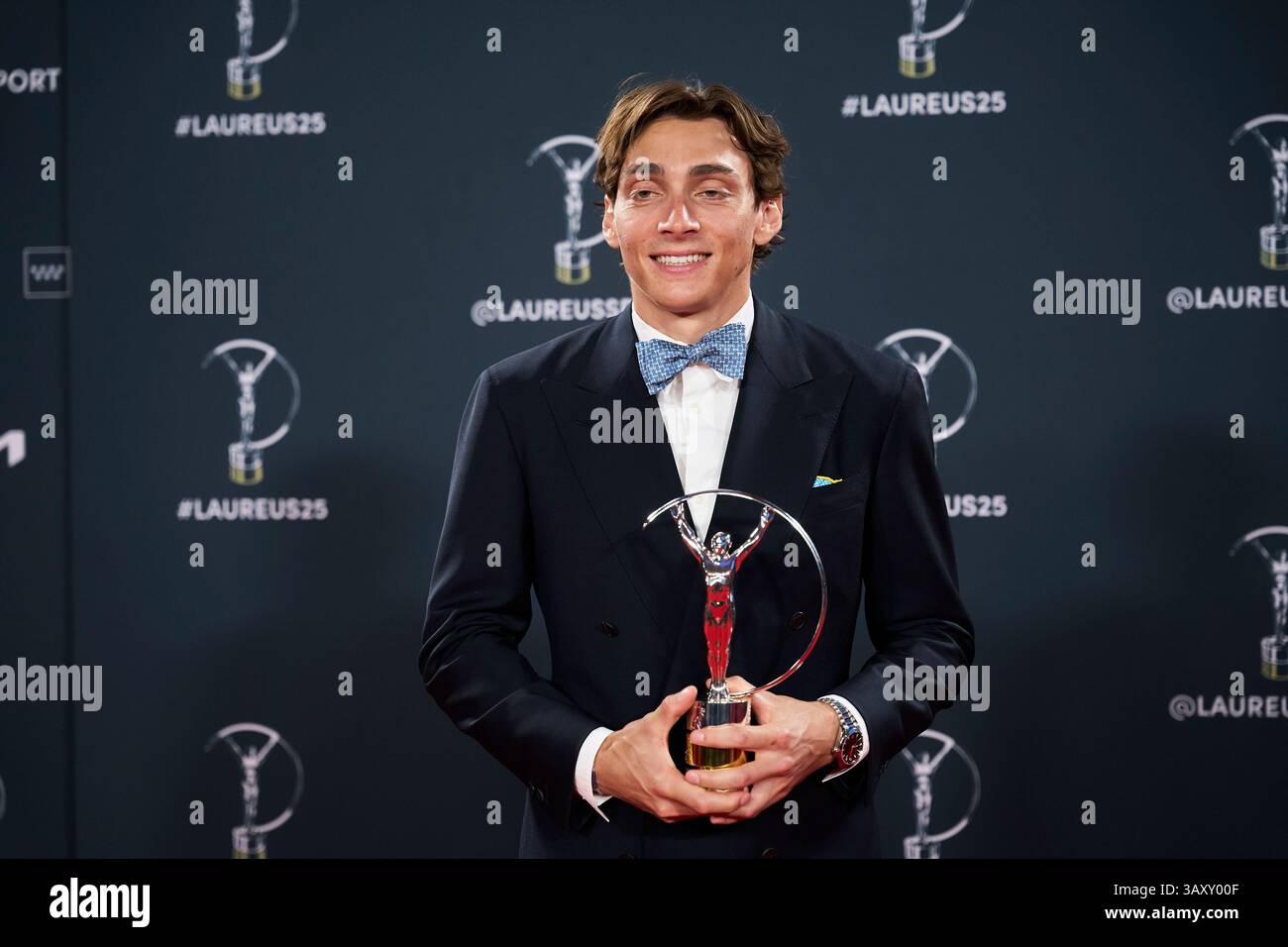 April 21, 2025, Madrid, Madrid, Spain: Mondo Duplantis named Sportsman ...