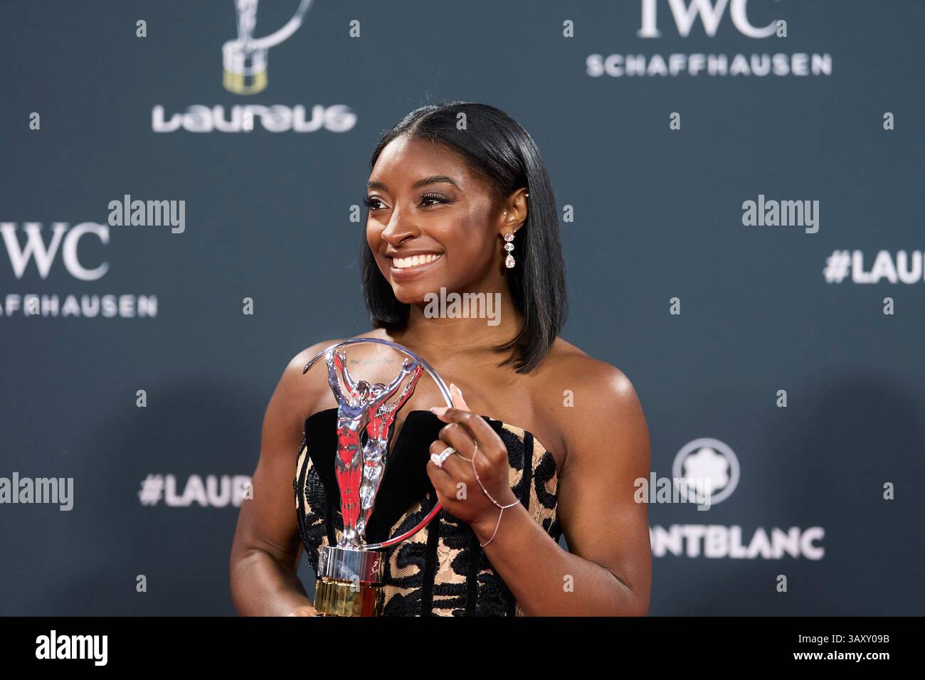 April 21, 2025, Madrid, Madrid, Spain: Simone Biles Sportswoman of the ...