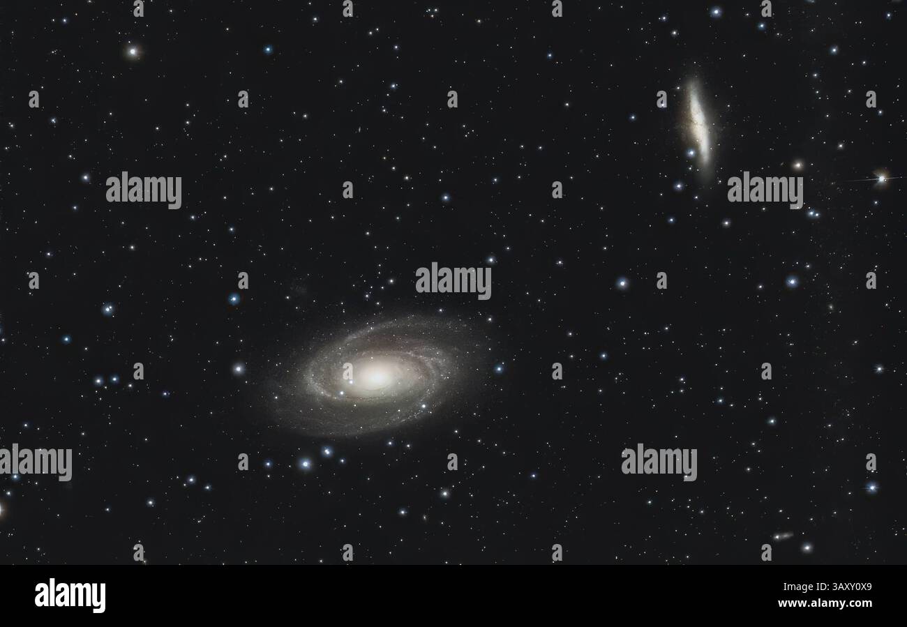 Messier 81, auch als NGC 3031 oder Bodes Galaxie bekannt, ist eine 7,0 ...