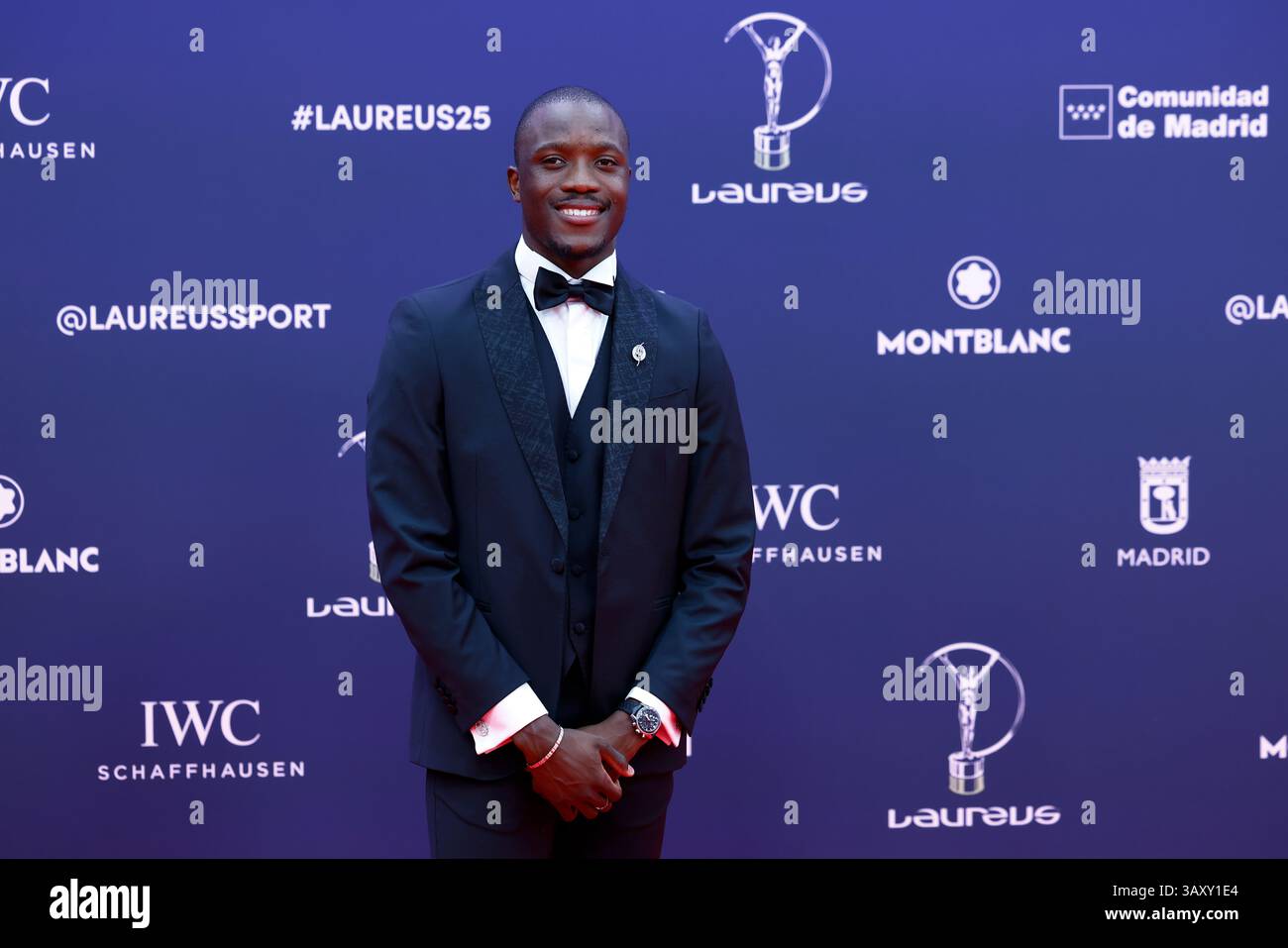 Letsile Tebogo during the Laureus World Sports Awards Madrid 2025 at ...