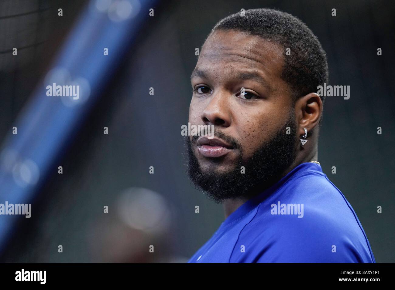 Toronto Blue Jays first baseman Vladimir Guerrero Jr. looks on during ...
