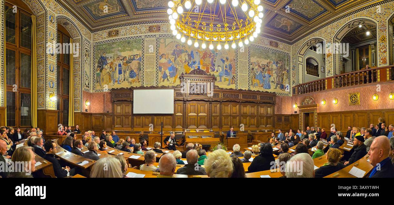 Basel, Schweiz. 21st Apr, 2025. Basel, Switzerland, 2025: Rathaus of ...