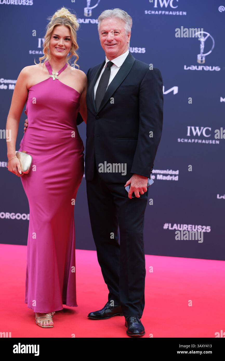 Madrid, Spain. 21st Apr, 2025. Steve Waugh poses at the Laureus World ...