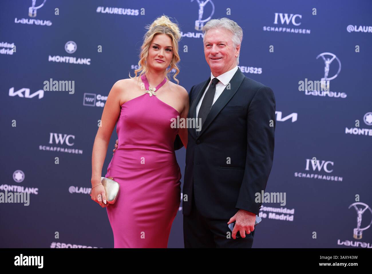 Madrid, Spain. 21st Apr, 2025. Steve Waugh poses at the Laureus World ...
