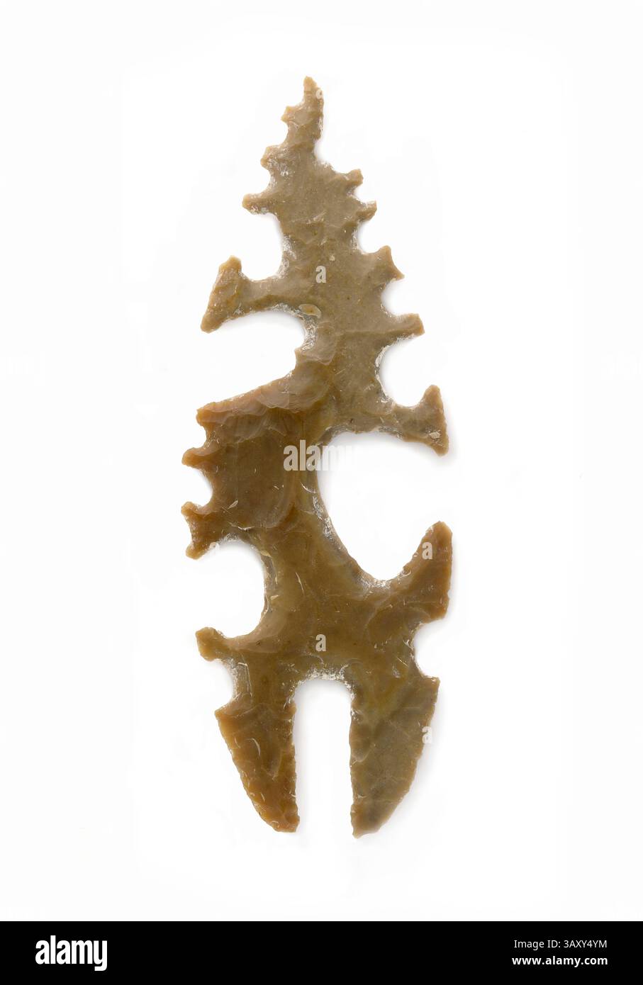 Eccentric Flint. Belize, Guatemala, Honduras, or Mexico, Maya, 600-900 ...