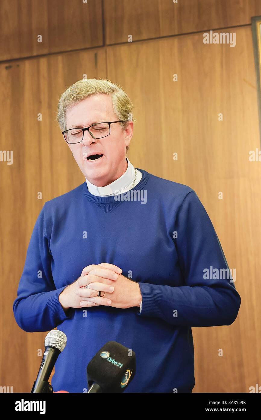 Buenos Aires, Argentina, 21st. April, 2025. Press conference by ...