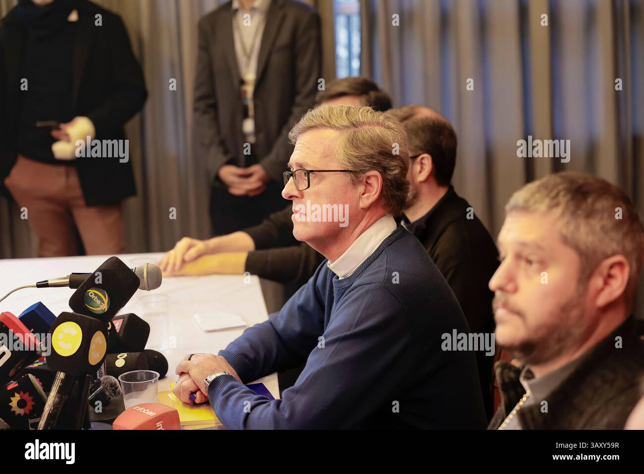 Buenos Aires, Argentina, 21st. April, 2025. Press conference by ...