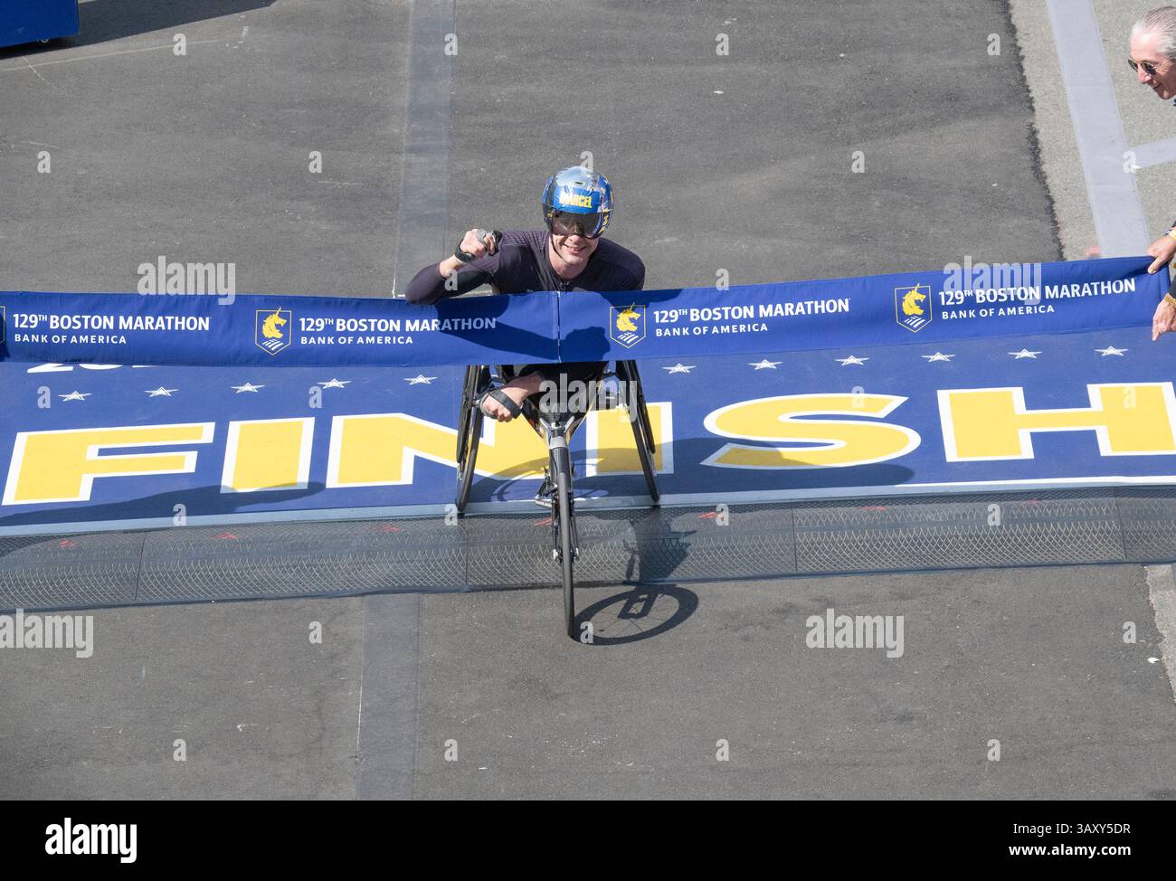 April 21, 2025 Boston, Massachusetts, United States. Marcel Hug of ...