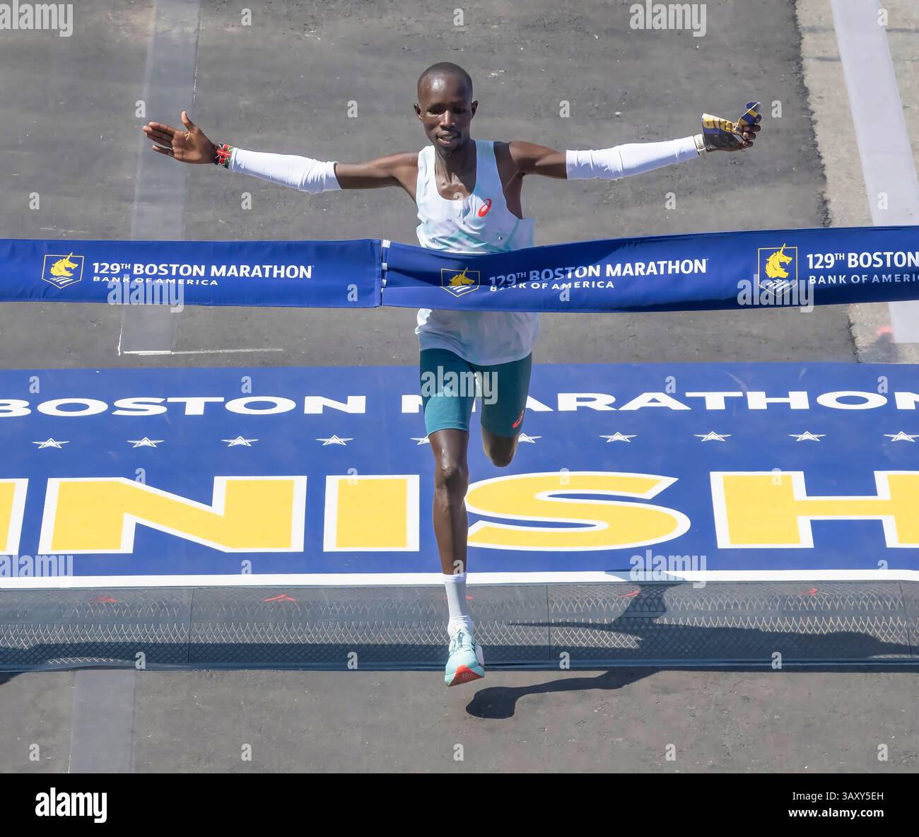 Boston marathon 2025 john korir hi-res stock photography and images - Alamy