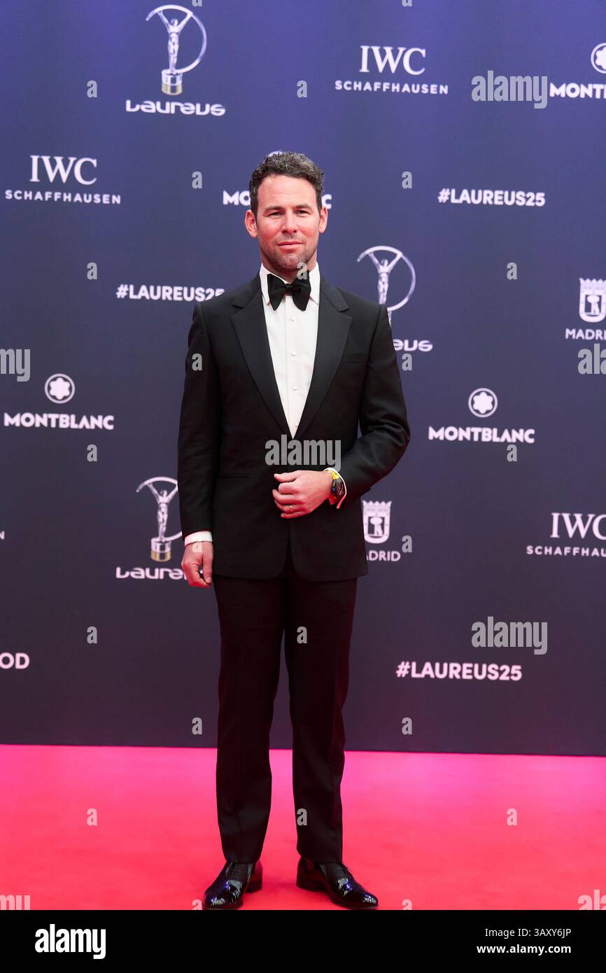 Madrid. Spain. 20250422, Mark Cavendish attends 25th Anniversary ...