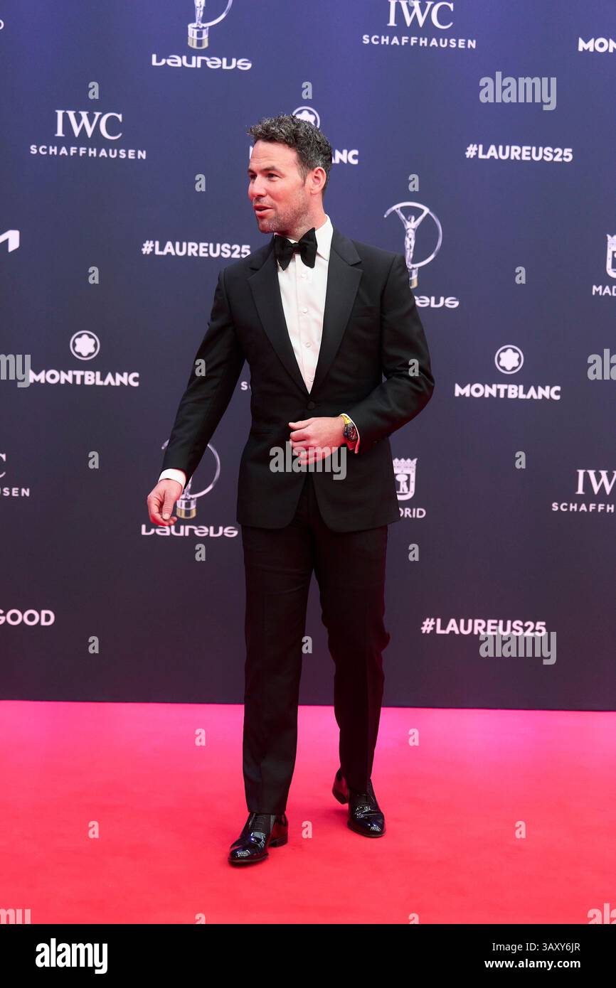 Madrid. Spain. 20250422, Mark Cavendish attends 25th Anniversary ...