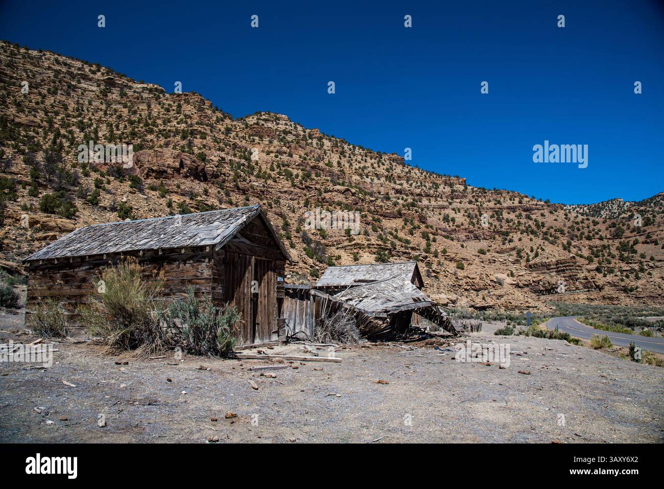 Images of ancient petroglyphs and pictographs in Nine Mile Canyon. Rock ...