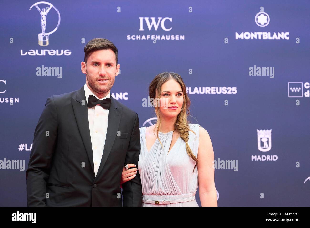 Madrid. Spain. 20250421, Helen Lindes, Rudy Fernandez attends 25th ...