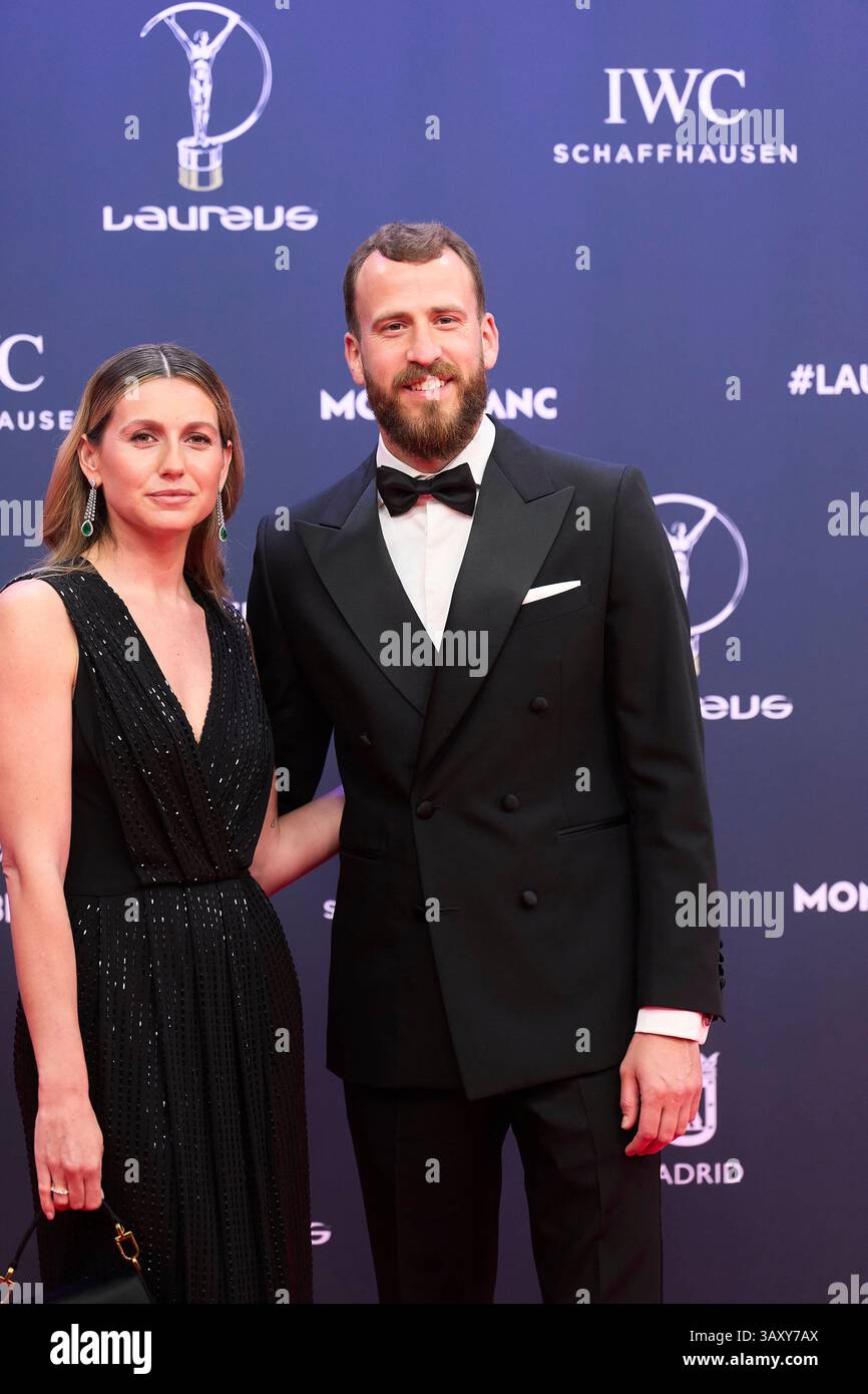 Madrid. Spain. 20250421, Sergio ‘Cacho’ Rodriguez, Ana Bernal attends ...