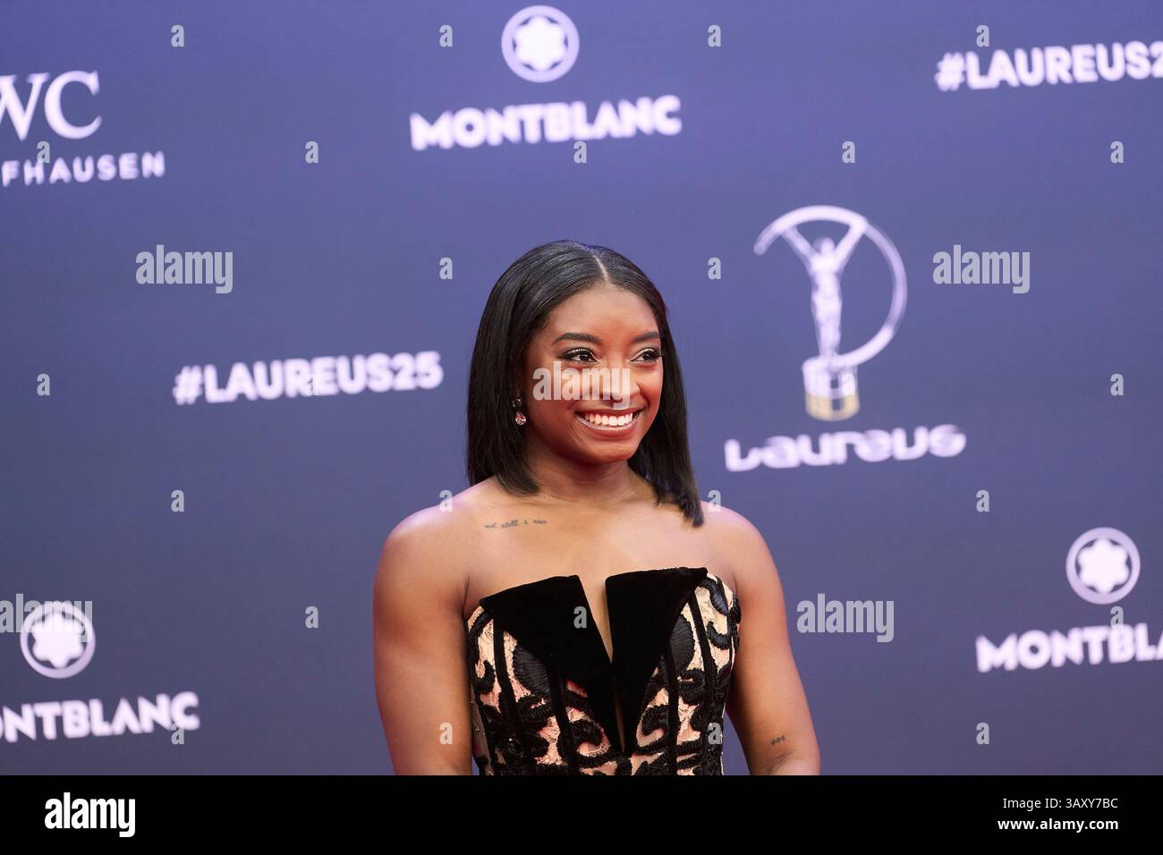 Madrid. Spain. 20250421, Simone Biles attends 25th Anniversary Laureus ...