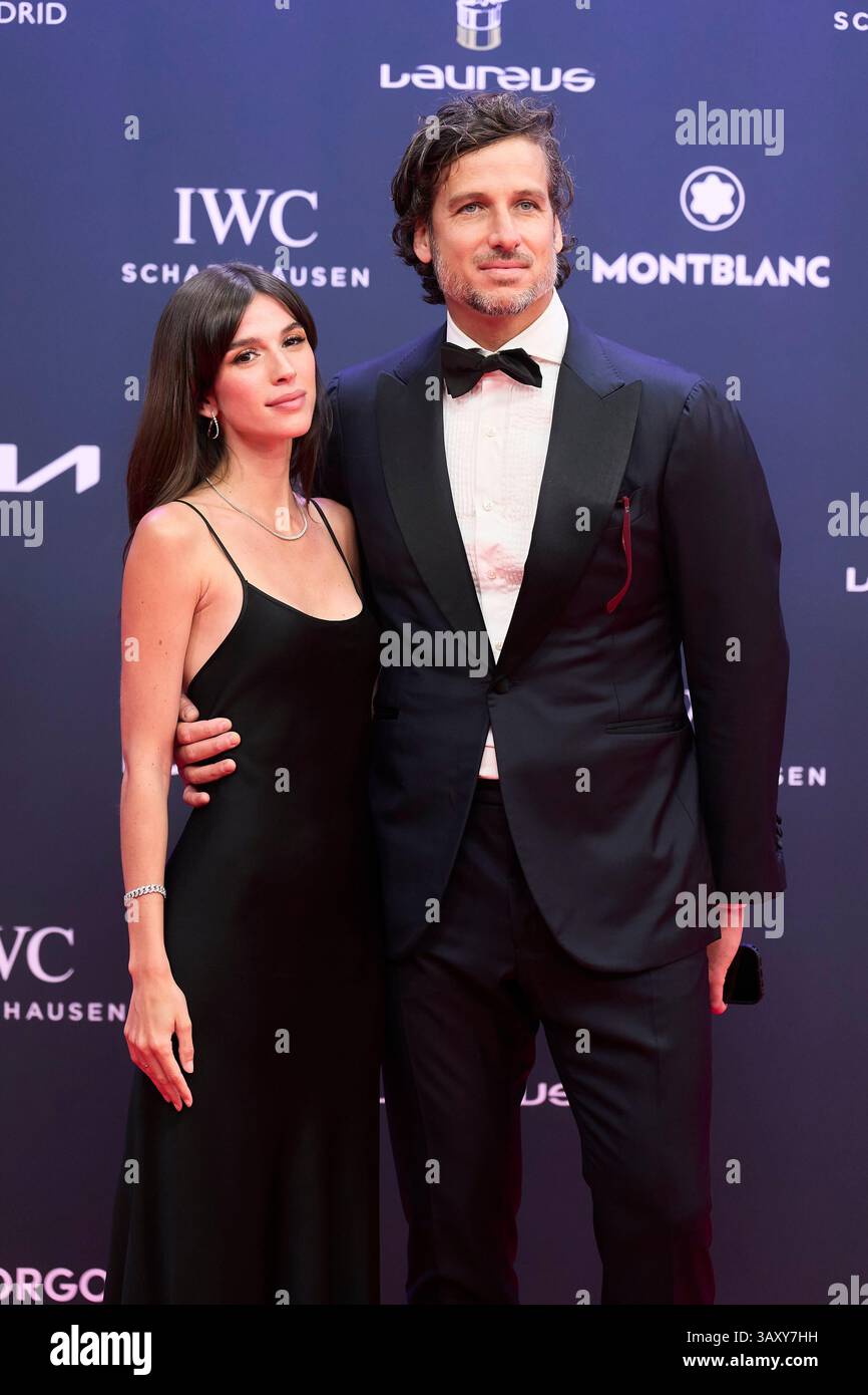 Madrid. Spain. 20250421, Feliciano Lopez, Sandra Gago attends 25th ...